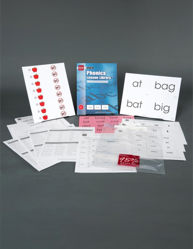 95 Phonics Lesson Library™ Basic with Decodable Passages