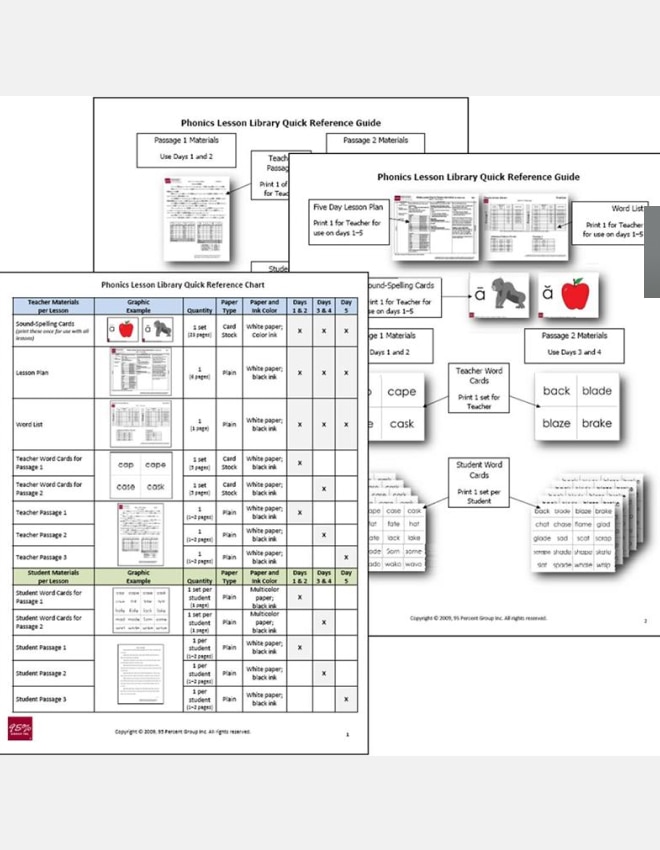 95 Phonics Lesson Library™ Advanced with Decodable Passages