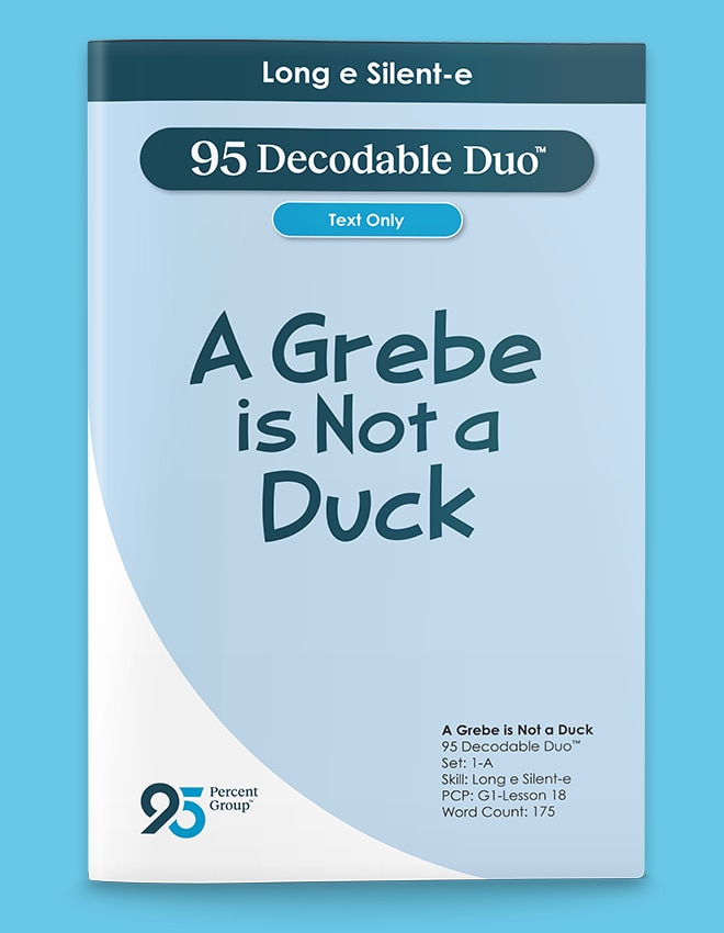 A Grebe Is Not a Duck 95 Decodable Duoâ„¢ Set for 6 Students, 1st Grade