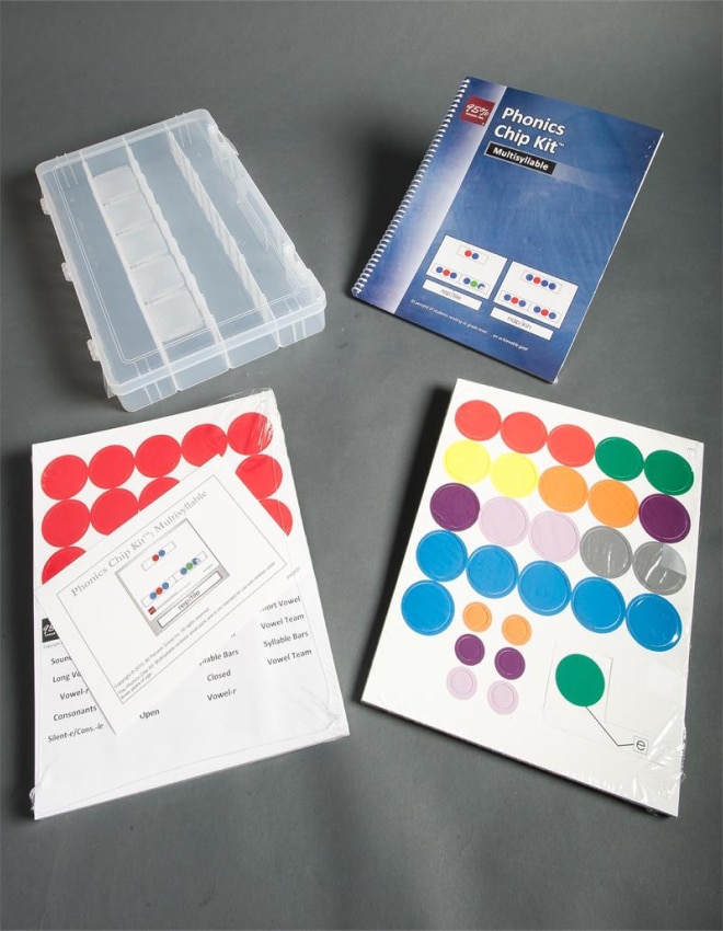 95 Phonics Chip Kit™ Multisyllable