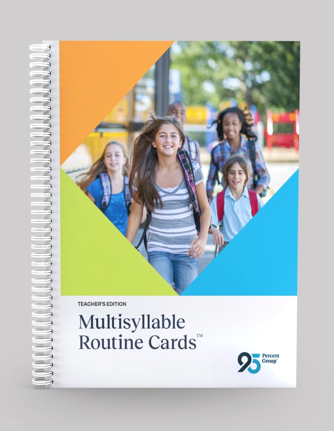 Multisyllable Routine Cards™ Package