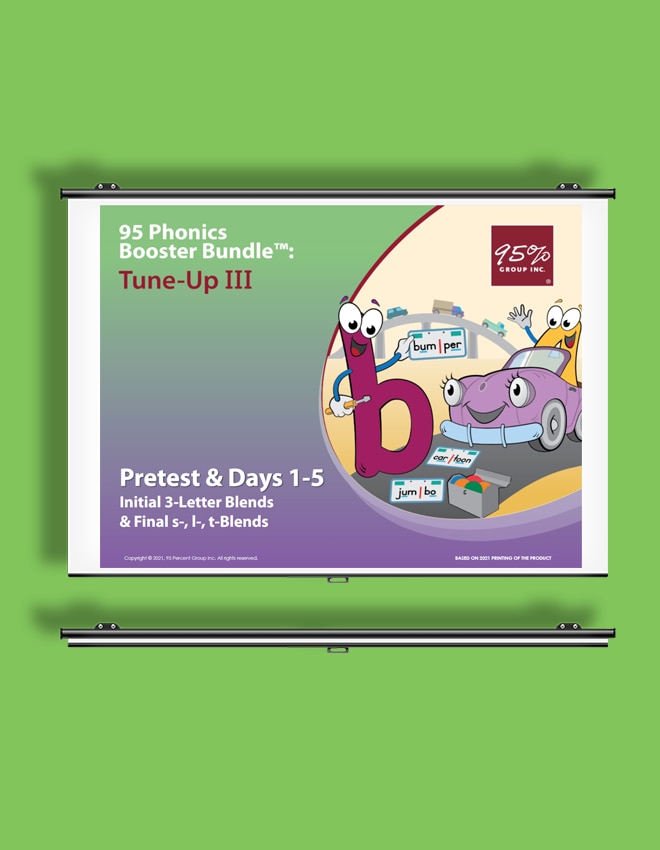 95 Phonics Booster Bundle®: Grade 3 Tune-Up, Digital Presentation, July ...